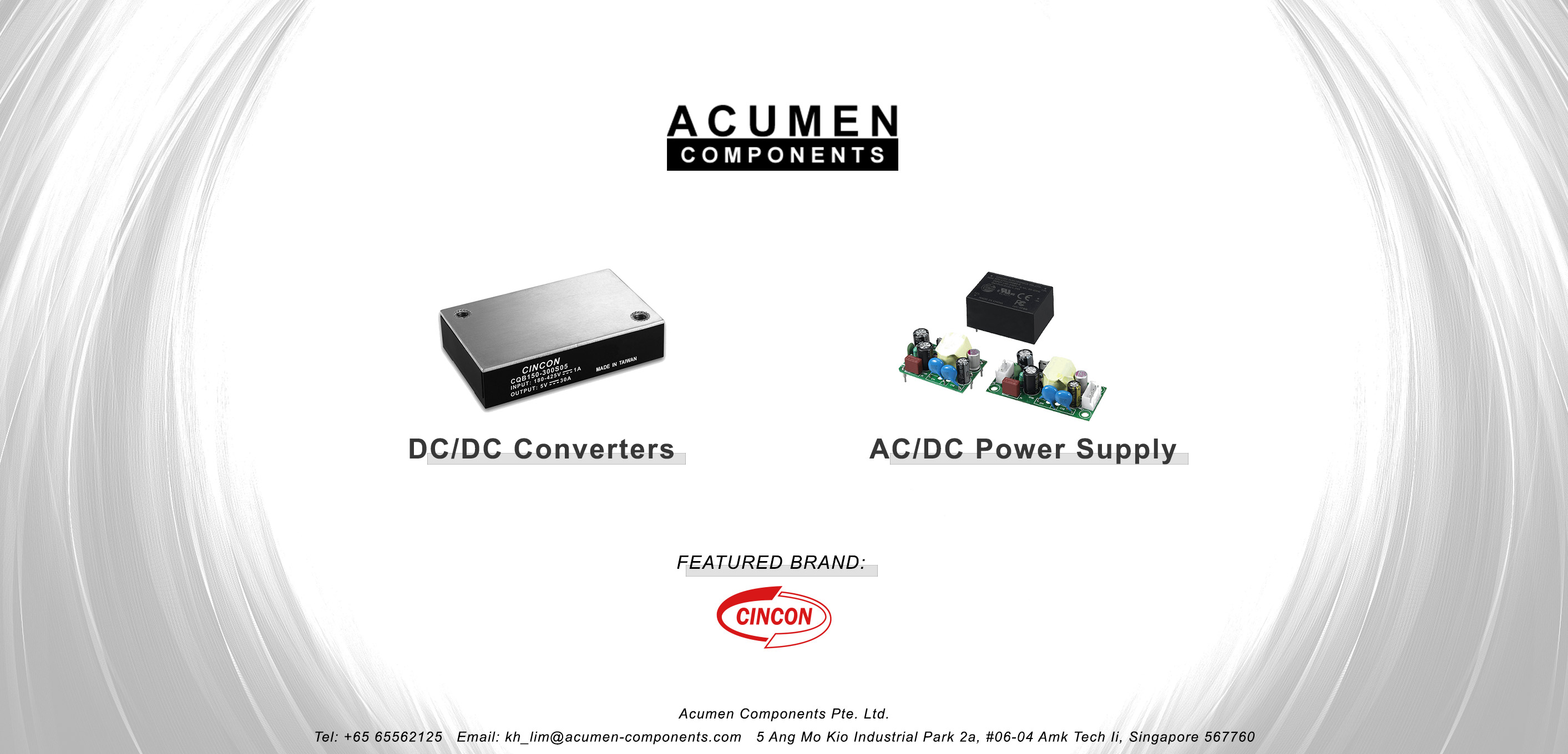 Front Page | Acumen Components Pte. Ltd. | Singapore