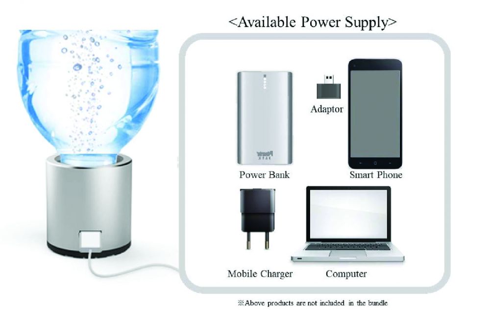 H2CaP Plus Portable Hydrogen Water Generator (silver) | Evergreen ...