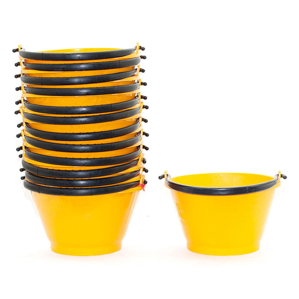 Cement Bucket (Pail) PVC Handle (Orange) | SH Construction & Building ...